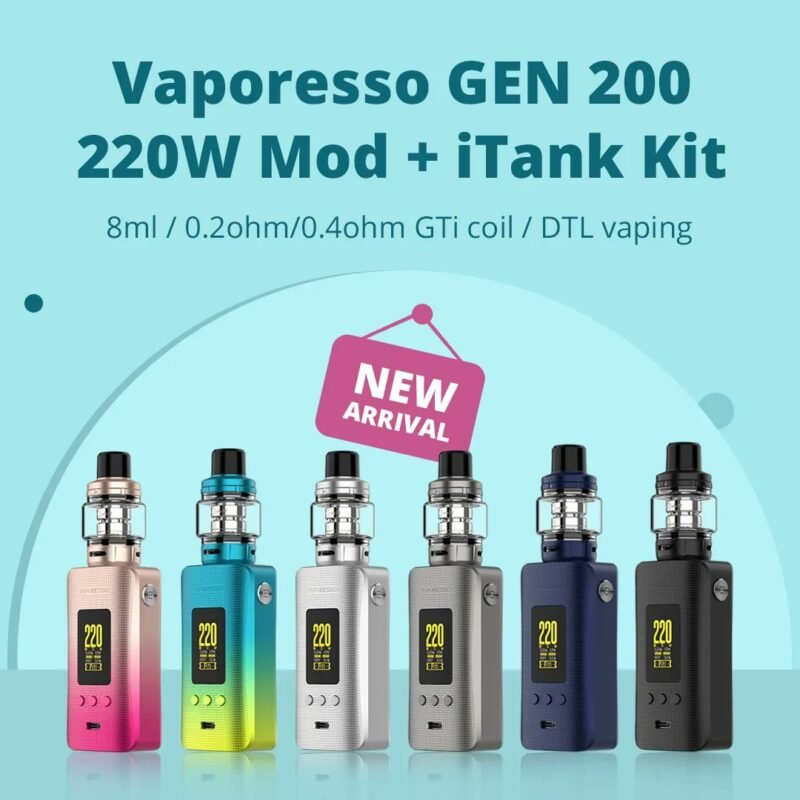 VAPORESSO GEN 200 220W KIT - Vape Dubai - Vape Guru Dubai