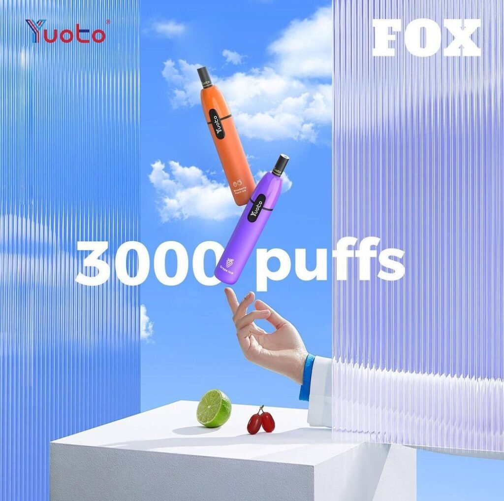 YUOTO FOX FILTER 3000 PUFFS - Vape Dubai - Vape Guru Dubai